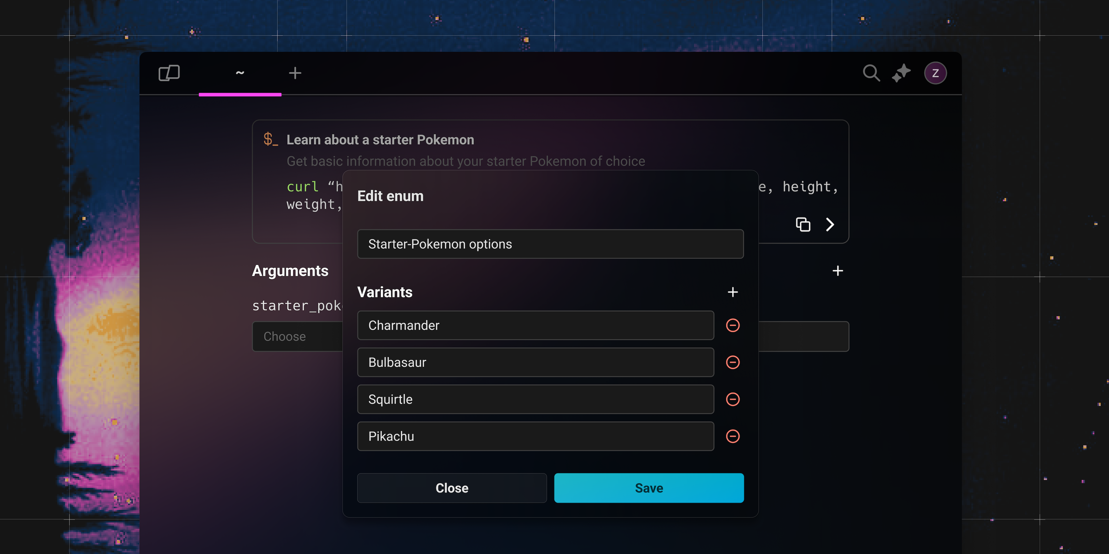 Warp Build Error Proof Command Workflows With Defined Options For Arguments