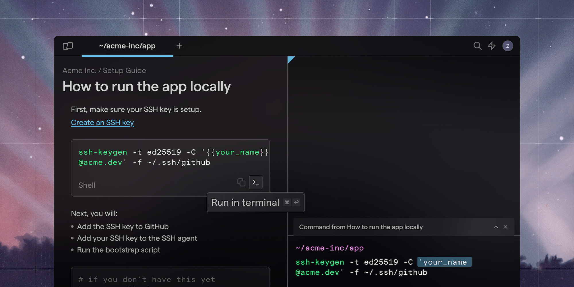 Warp: Introducing Notebooks in Warp Drive